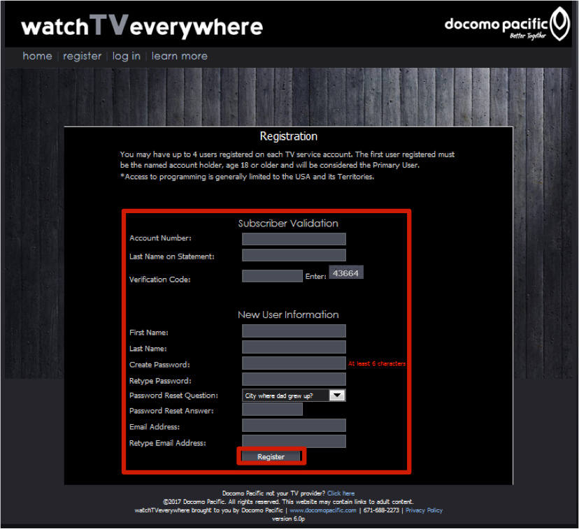 TV Watch TV Everywhere WTVE DOCOMO PACIFIC Guam TV Watch TV Everywhere WTVE DOCOMO PACIFIC Guam